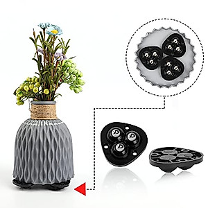 Mini Caster Wheels Appliances Wheels, Self Adhesive Caster Wheels, Mini Caster Wheels for Small Appliances, 360° Rotation Caster Wheels, Universal Wheel for Trash Can Bins and Box(8Pcs)