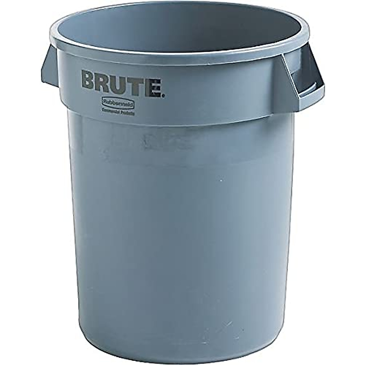 RUBBERMAID FG262000GRAY Brute Round Container, 20 gal Capacity, Gray