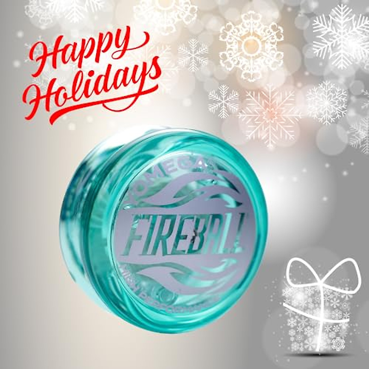 Yomega Fireball -HIGH Performance YOYOS Responsive Transaxle Yoyo, Great for Players to Perform Like Pros + Extra 2 yo yo Strings & 3 Month Warranty (Teal)