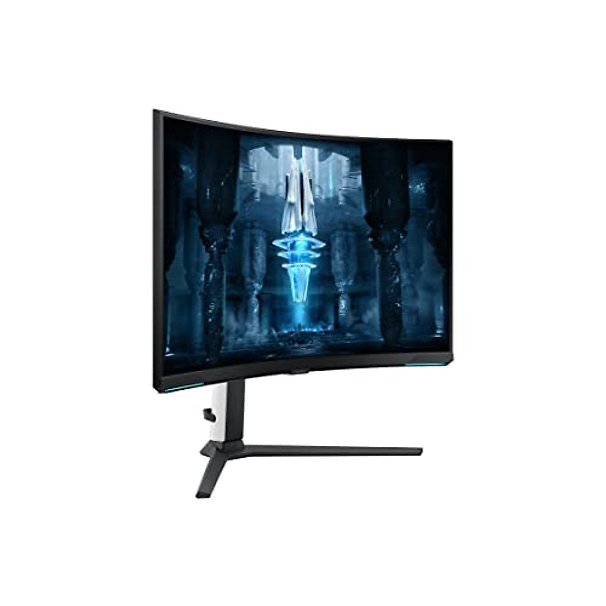 SAMSUNG 32" Odyssey Neo G8 4K UHD 240Hz 1ms G-Sync 1000R Curved Gaming Monitor, Quantum HDR2000, AMD FreeSync Premium Pro, Matte Display, Ultrawide Game View, DisplayPort, Black & White, 2022