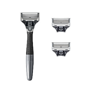 Harry's Shaving Razors for Men includes 3 Razor Blade Refills (Charcoal)