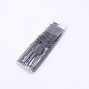 Hair Care Comb Anti Static Coarse Fine Toothed Tail Teasing Waves Pick Combs Set of 10,Black