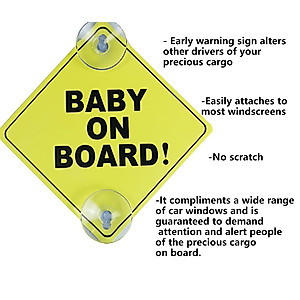 3pcs baby on board sticker for cars, baby on board sign for car, baby on board decals for car windows, baby on board sign, nude stickers