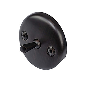 Artiwell Trip Lever Tub Trim Kit Set With Trip Lever Overflow Face Plate, Trip Lever Bathtub Drain with Strainer, Overflow and Matching Screws (OIL RUBBED BRONZE)