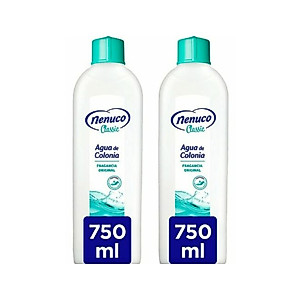 Nenuco Agua de Colonia Clasica Adultos 750 ml /25.4 Fl oz (Pack of 2)