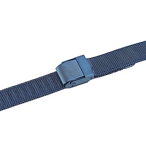 Mesh Stainless Steel Watchband, Flexible Soft Watch Strap Replacement Accessory Portable for Men Women for Home(22MM)