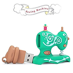Embroidery Sewing Machine Design USB Flash Drive 16GB Gift Pen Drive Data Storage Picture Stick Pendrive Memory Stick