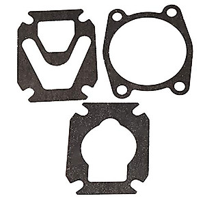 Mxfans Black Pad Air Compressor Valve Plate Replacement Kit Pack of 3