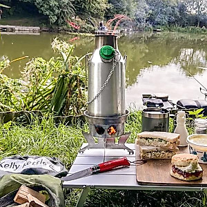 Kelly Kettle NEW! Pot Support Universal use for ALL models. Supports Fire Base Off of The Ground. Use with Large and Small Cooksets.