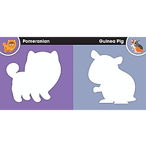 First Sticker Art: Cuddly Pets: Color By Stickers for Kids, Make 20 Animal Pictures! (Perfect Christmas Gift, Stocking Stuffer for Ages 3+)