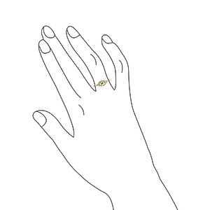 Bling Jewelry Minimalist 14K Rose Gold Plated .925 Sterling Silver Midi Knuckle 1MM Band Stackable Delicate CZ Halo Evil Eye Ring For Women Teen