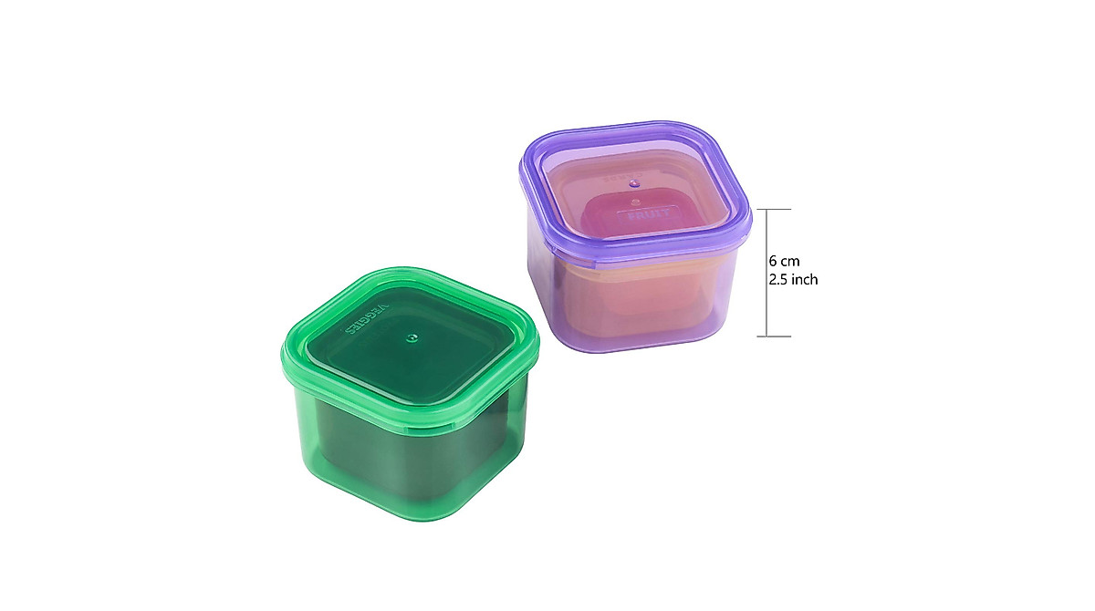 FIXBODY 7PCS Portion Control Containers for Easy Weight Loss System