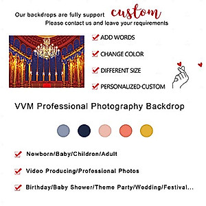 VIDMOT Ballroom Backdrop for Photography Beast's Palace Background for Girl Princess Belle Party 7x5ft Magnificent Castle Background Christmas Decor Photo Backdrops Photo Booth Studio Props ZYVV0673
