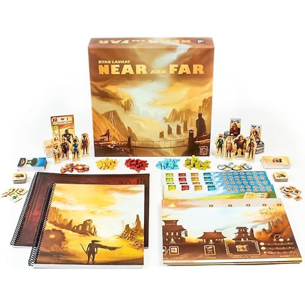 Near and Far by Red Raven Games, Strategy Board Game