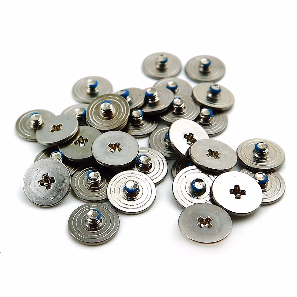 Nylok Patch M2.0x1.5mm Flat Head Screws 500 Pieces Package 912817-001 Compatible Replacement Spare Part for HP Compatible and Other Systems