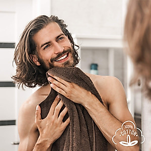 BEDSURE White Bath Towels Set for Bathroom - 2 Bath Towels, 2 Hand Towels, 6 Washcloths, Cotton Hotel Quality Absorbent 10 Pack Bath Linen Towel Sets