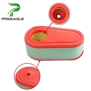 POSEAGLE 3 Pack 795066 Air Filter Replaces 795066, 796254 for 775, 775EX, 800, 800E, 825E, 850, 850E, 875EX, 950E Series Engine and HD775HW, HU775AWD, HU775BBC, HU775H, HU775HW Lawn Mowers