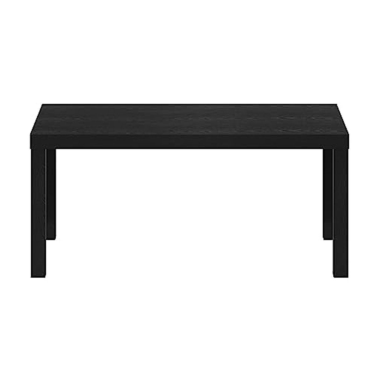 Furinno Classic Simple Coffee Table for Living Room, 38.98 (W) x 17.52 (H) x 18.9 (D) Inches, Black