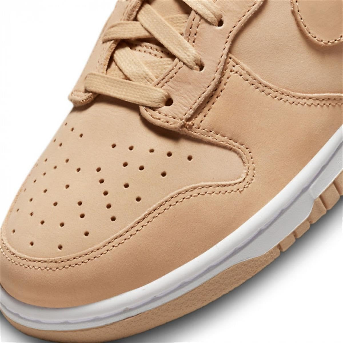 Nike Women's Dunk High premium shoe, Vachetta Tan/Vachetta Tan, 7.5