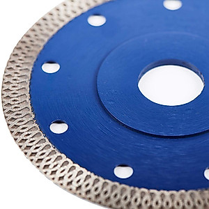 PEAKIT Dry Wet Tile Saw Blade 4 1/2 Inch Porcelain Diamond Blade Ceramic Cutting Disc Wheel for Angle grinder