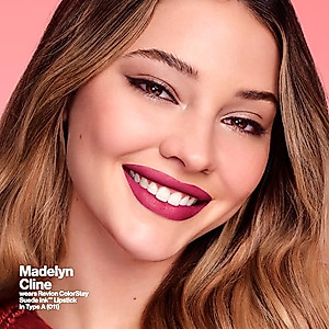 REVLON Lipstick, ColorStay Suede Ink, Built-in Primer, Infused with Vitamin E, Waterproof, Smudge-proof, Matte Color, 002 No Rules, 0.09 oz.