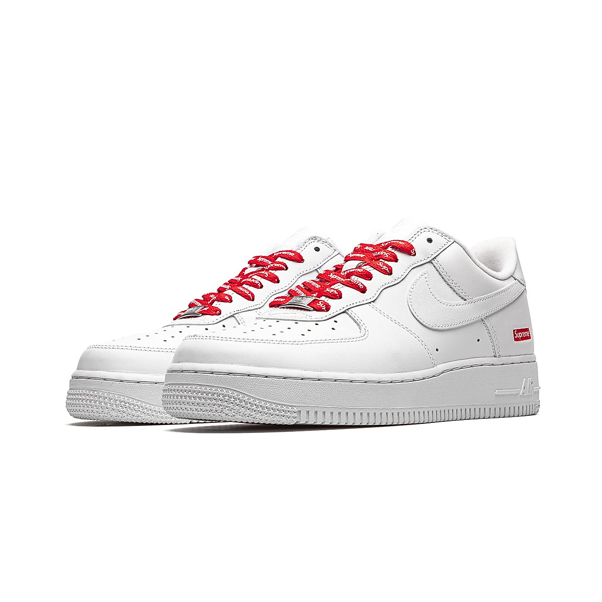 Nike Mens Air Force 1 Low CU9225 100 Supreme - Mini Box Logo White - Size 6