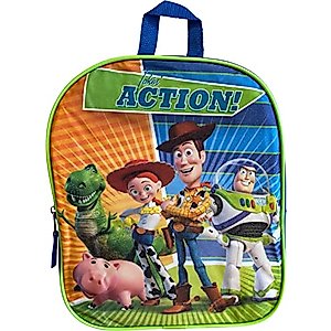 Fast Forward Toy Story ''Action'' 11'' Mini Backpack (Blue-Green)