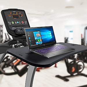 PROLEE Treadmill Desk 34“ Universal Laptop Desk Steady Treadmill Attachment for Laptop/Ipad/Tablet, Fits Most of Treadmills