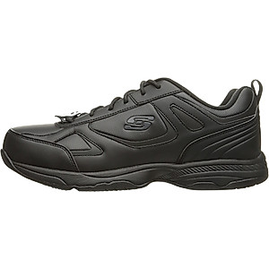 Skechers Men's Dighton Athletic Work Food Service Shoe, Black, 10.5 Wide