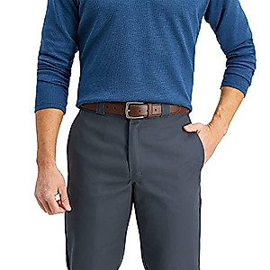 Columbia Men's Trinity Logo Belt-Casual Dress with Single Prong Buckle for Jeans Khakis