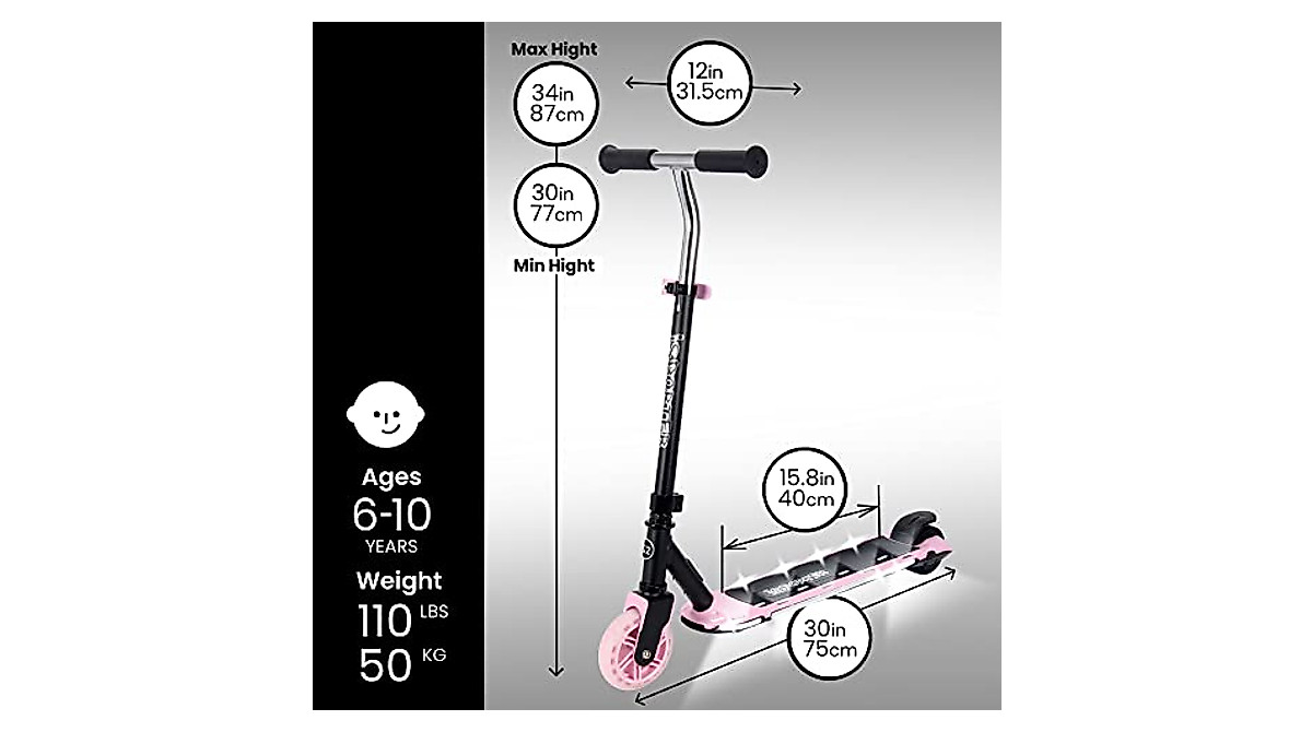 Aero iSporter Electric Scooter for Kids - Safe & Fun