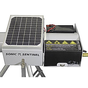 Sonic Sentinel M14-1 Propane Sound Cannon & Tripod + Remote Control Gray