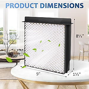 1040 Replacement Wick for B40 B40-C Humidifier Wick Filter, Replaces Models 3D6100 5D6700 76D100 CM330ABLK CM330AWHT CM330DBLK CM330DWHT D46720 E35000 E27000 MA0300 MA0500-2 Pack