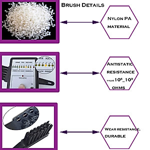 Small Anti Static ESD Safe Cleaning Dust Brush Kit for Phone Computer Keyboard Laptop Screen Camera Lens,ESD Precision Plastic Tweezers Set,Microfiber Cleaning Cloths,Air Blow Cleaner