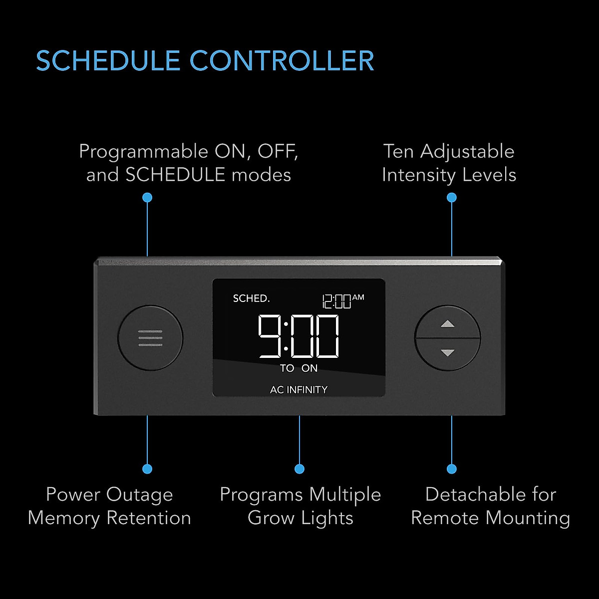 AC Infinity Heavy Duty 3mm Thick Humidity Dome with Height Extension, Germination Kit with LED Grow Light Bars, Sturdy Drip Tray, 6x12 Cell Tray for Indoor Gardening, Seed Starting, Cloning Plants