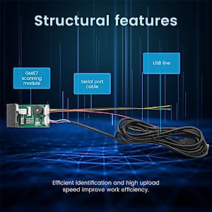 GM67 1D/2D USB UART Barcode Scanner QR Code Scanner Module Reader