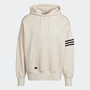 adidas Originals Men's Adicolor Neuclassics Hoodie, Wonder White, Small