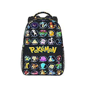 Anime Backpack Boys Girls Cute Travel Backpacks College Student Bookbag Lightweight Daypack