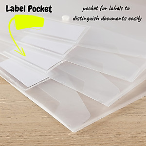 Mr. Pen- Clear Plastic Envelopes, 4 Pack, A4, Letter Size, Plastic Envelopes with Snap Closure, Poly Envelopes, Clear Plastic Folders, Plastic Document Holder, Plastic Envelopes, Clear Envelopes.