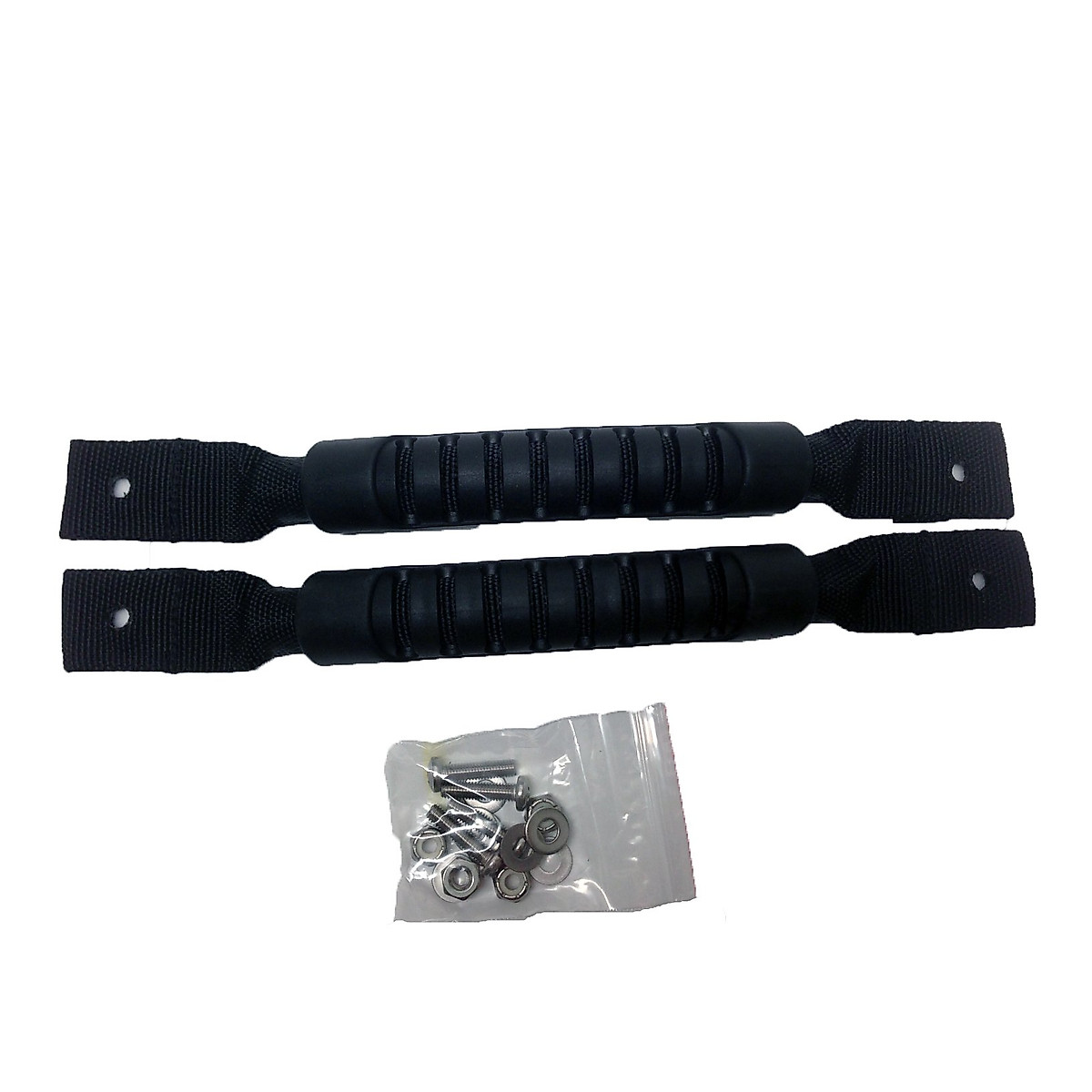 Pactrade Marine Durable Rubber Handles for Kayak, Canoe or Luggage with Hardware, Set of 2