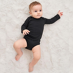 Enfants Chéris Baby Plain Black Bodysuit 6 Months