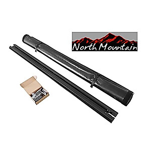 North Mountain Soft Roll Up Truck Tonneau Cover for 2017-2023 Honda Ridgeline Truck Bed, Truck Bed Cover fits 2017-2023 Honda Ridgeline 5ft Pickup Fleetside/Styleside Bed (64")