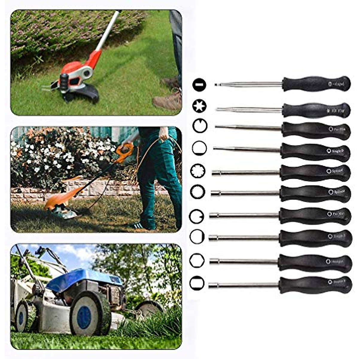 11 Pcs Carburetor Adjustment Tool Screwdriver Kit for Common 2 Cycle Carburator Adjusting Small Engine Carb Tune up Adjusting Tool,11 Carburetor Adjustment Tools+Bag by Lucky Seven