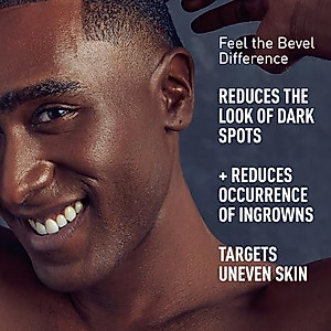 Bevel 10% Glycolic Acid Toner Pads for Face, Helps Remove Dead Skin Cells and Reduce Ingrown Hairs for Even Skin Tone and Texture, 45 Count (Packaging May Vary)