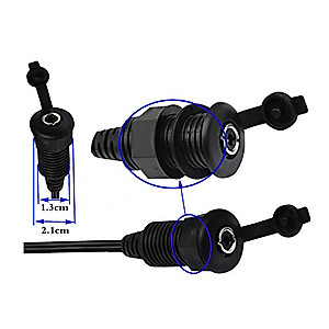 3.5MM AUX Panel Mount Cable - zdyCGTime 3.5mm Extension Mount, Dash Mount, Flush Mount, Panel Mount Cable, for Car, Boat, Motorcycle (2M)