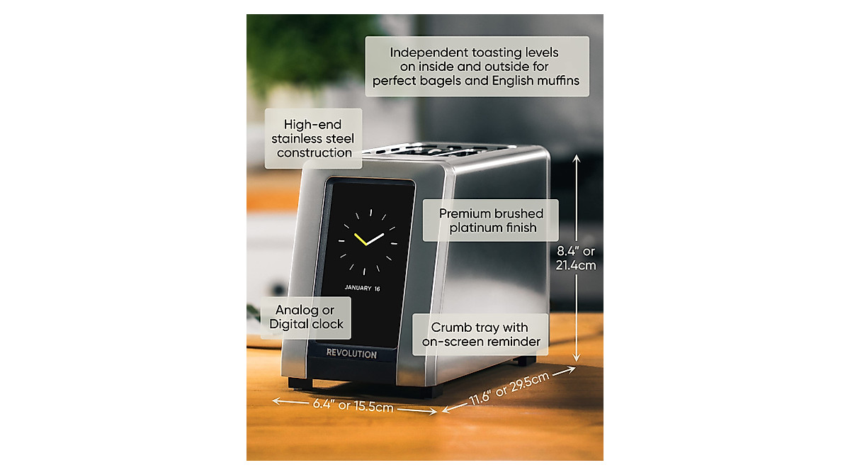Revolution R270 High-Speed Touchscreen Toaster with InstaGLO Technology