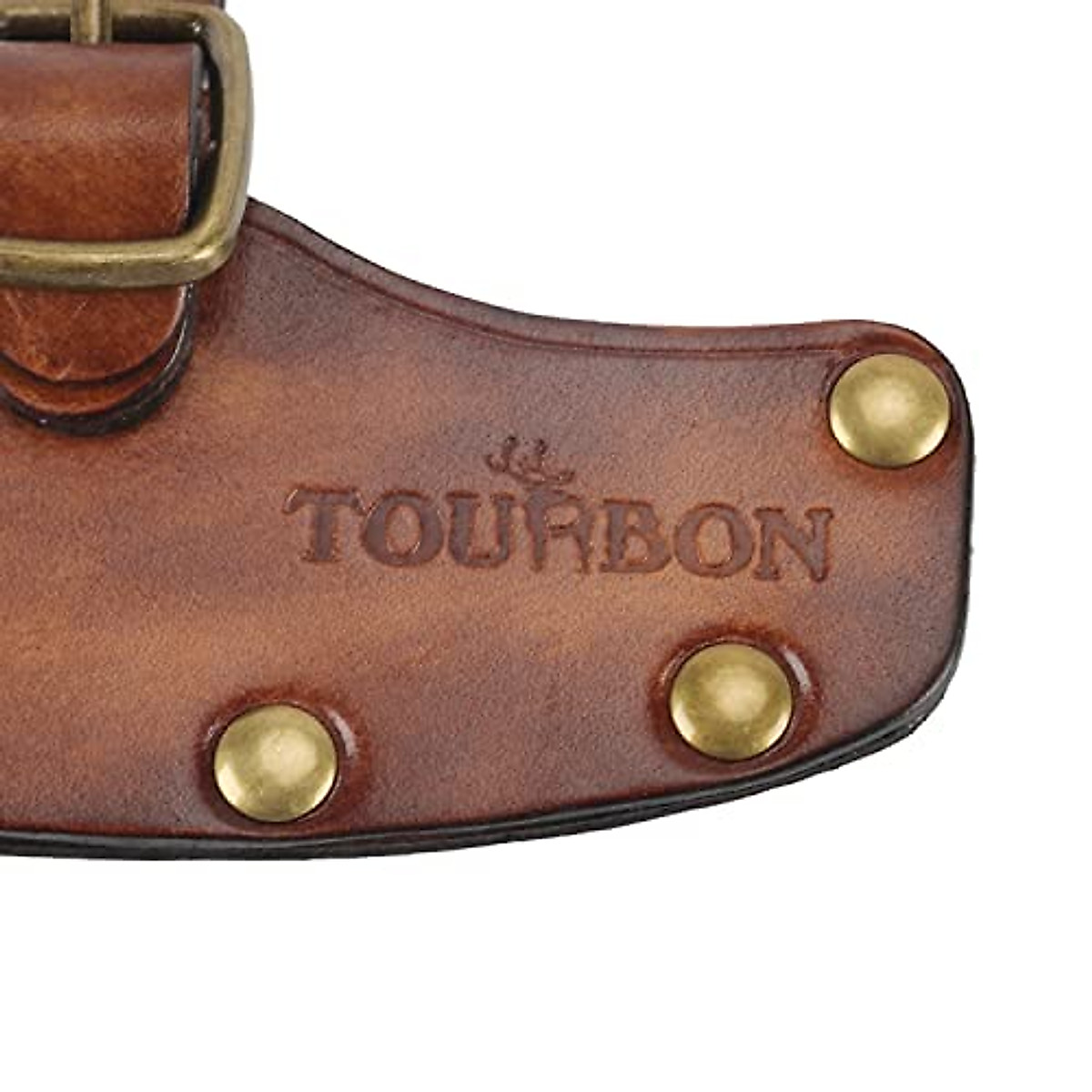 TOURBON Vintage Leaher Hatchet Axe Head Cover Sheath