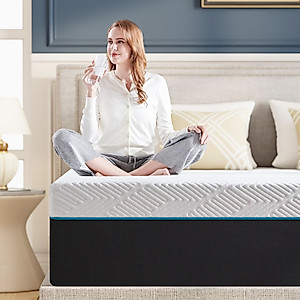 Twolike Full Mattress,10-Inch Full Size Foam Mattress in Box,Edges Support for Sleep Supportive,54" X 75" X 10"