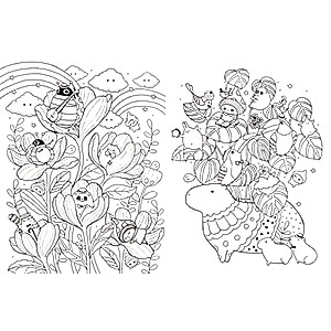 A Million Kawaii Cuties: The Sweetest Things to Color (A Million Creatures to Color)