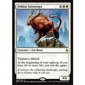Magic The Gathering - Felidar Sovereign - Battle for Zendikar